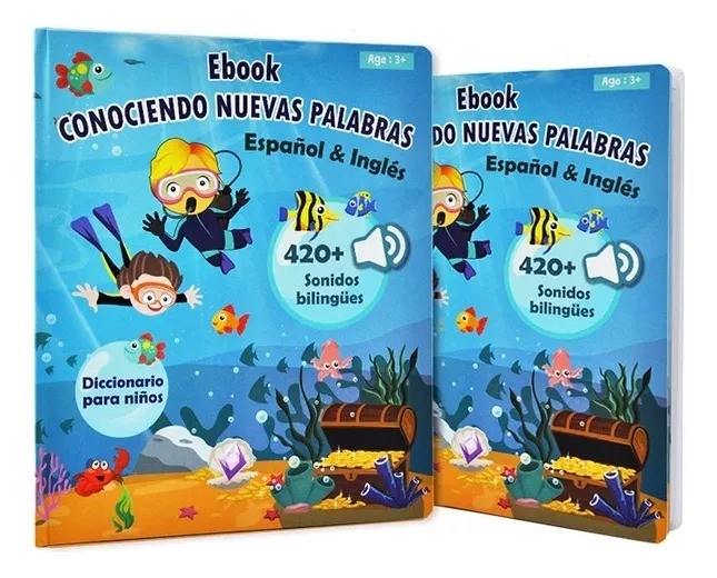Libro Interactivo Con Sonidos Aprendizaje Ingles Español