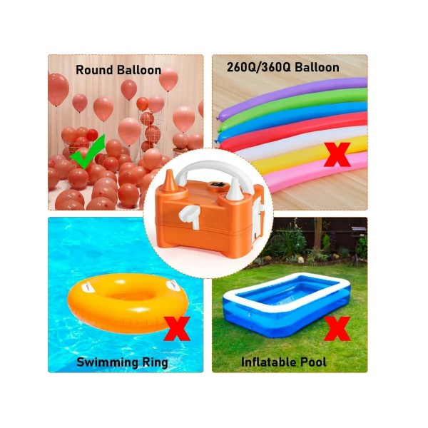 Inflador Globos Maquina Para Inflar Globos Arco Infla Globos